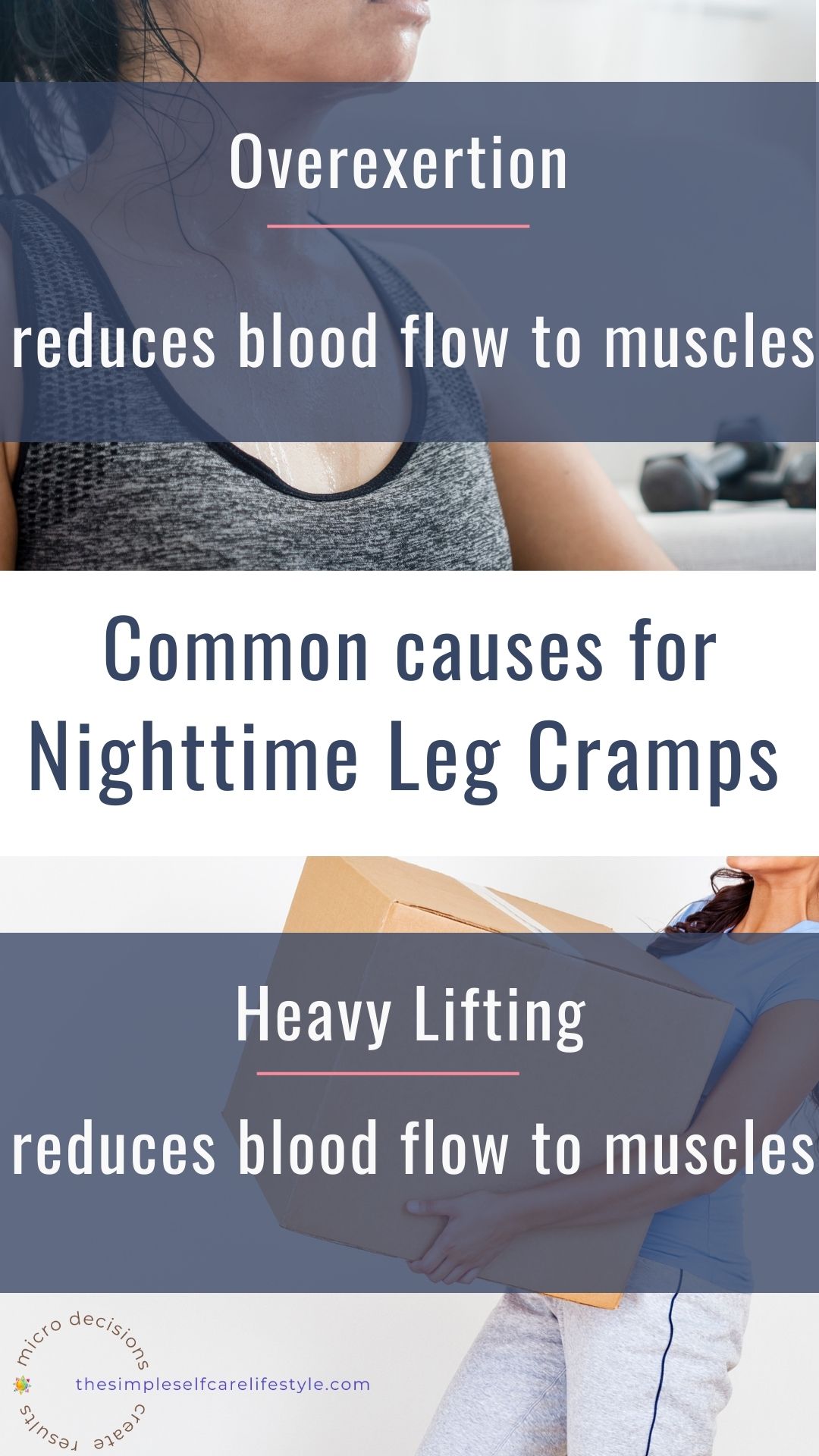Relieving Leg Cramps. The Simple Self Care Lifestyle